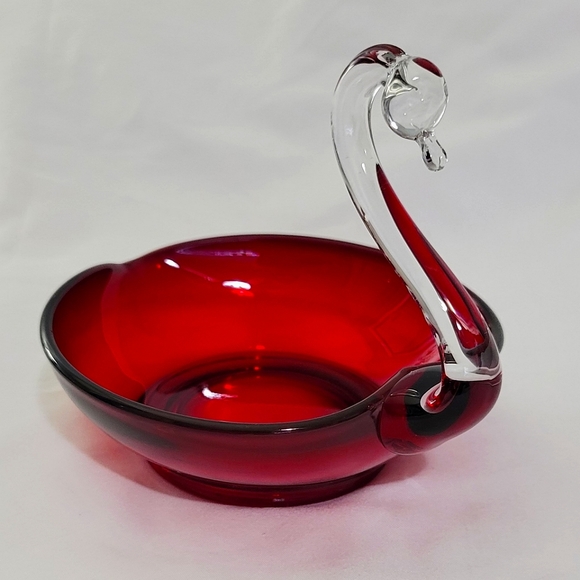 Duncan and Miller | Dining | 92s Duncan Miller Ruby Red Handblown Glass ...